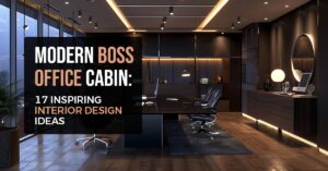 Modern Boss Office Cabin: 17 Inspiring Interior Design Ideas - MOS