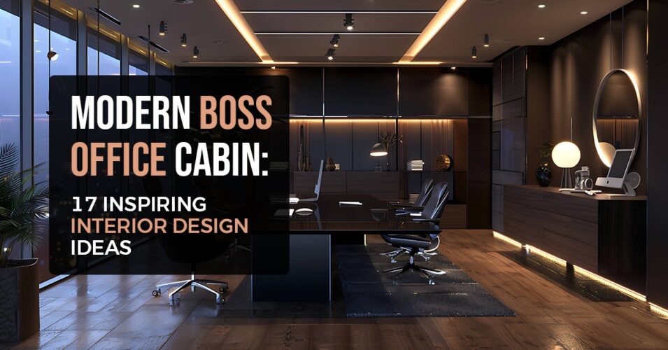 Modern Boss Office Cabin: 17 Inspiring Interior Design Ideas - MOS
